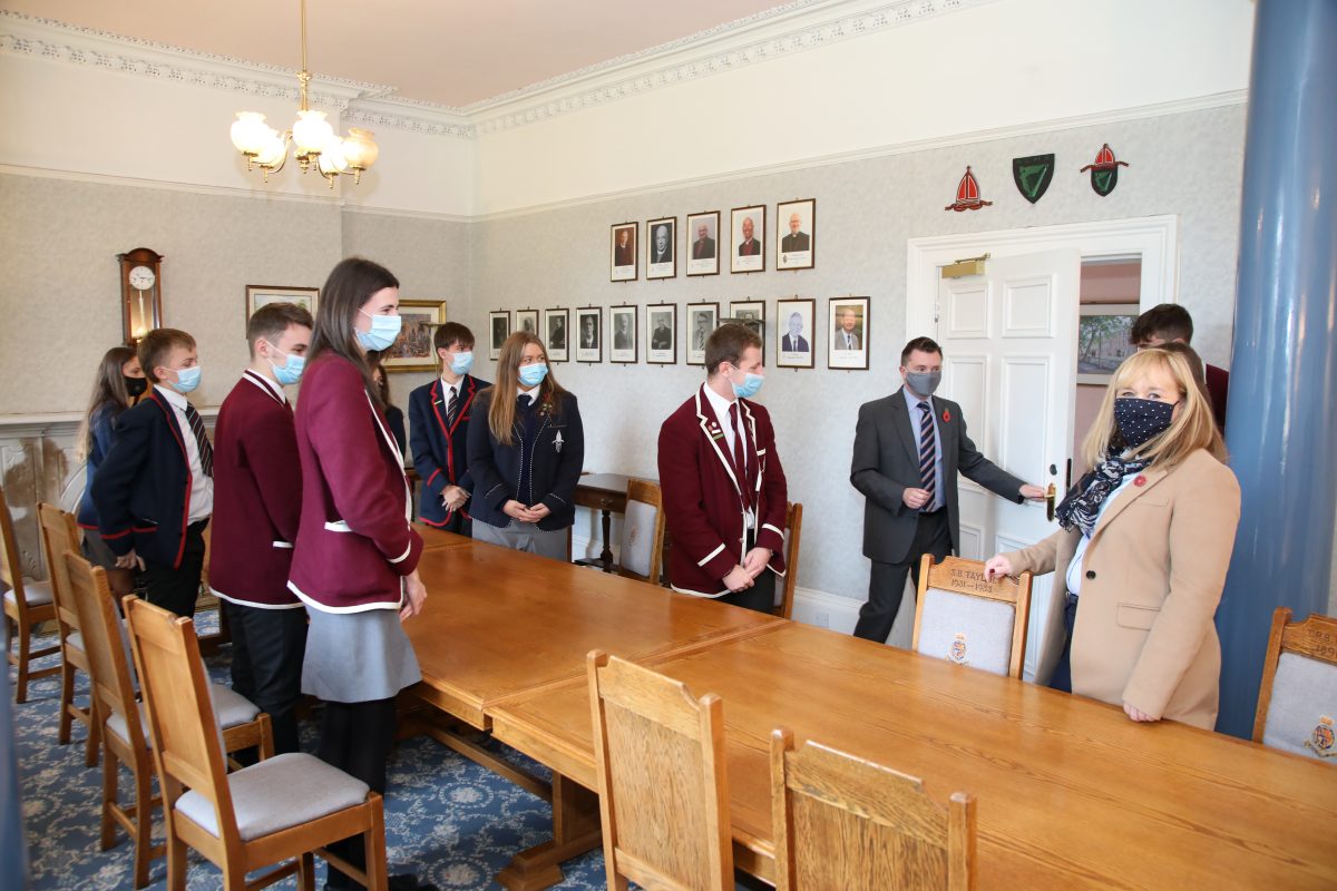 Minister for Education visits The Royal School - The Royal School Armagh